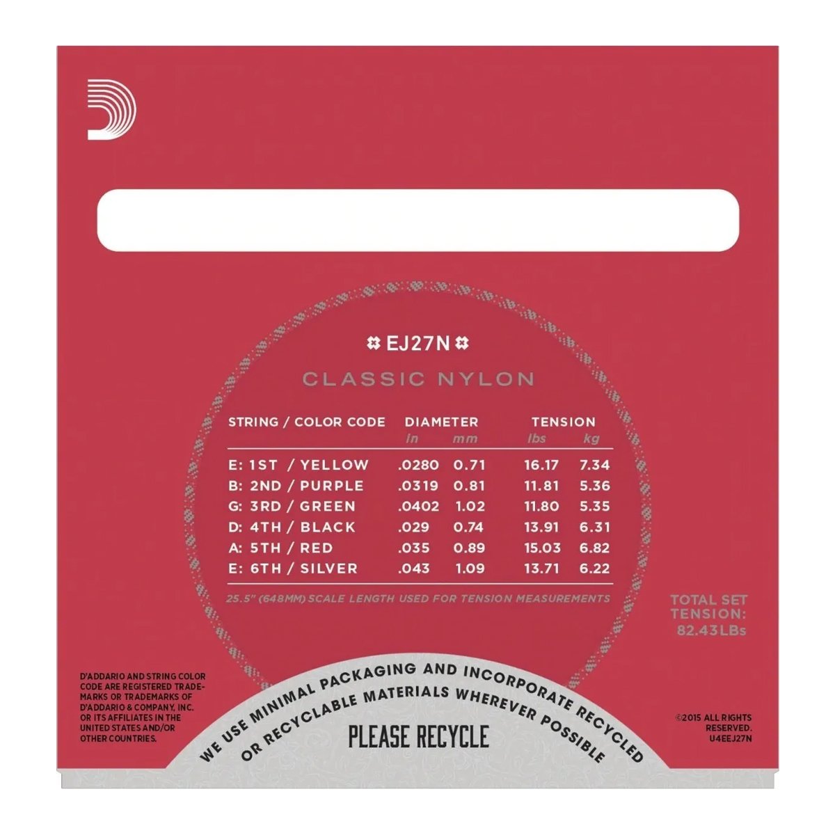 Cuerdas Nylon – Guitarra – CLASSIC – Tensión Normal – Axcess ...