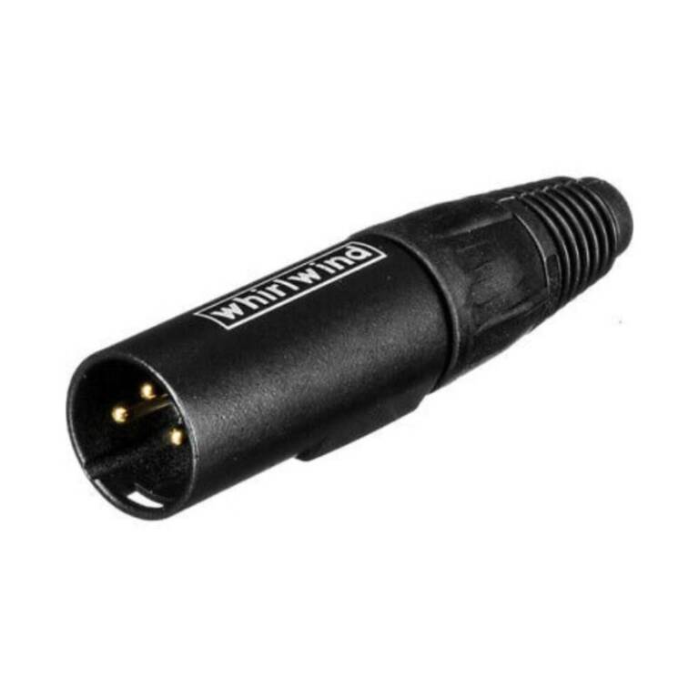 Conector XLR Macho Color Negro- Whirlwind- WI3M-BK – Axcess ...